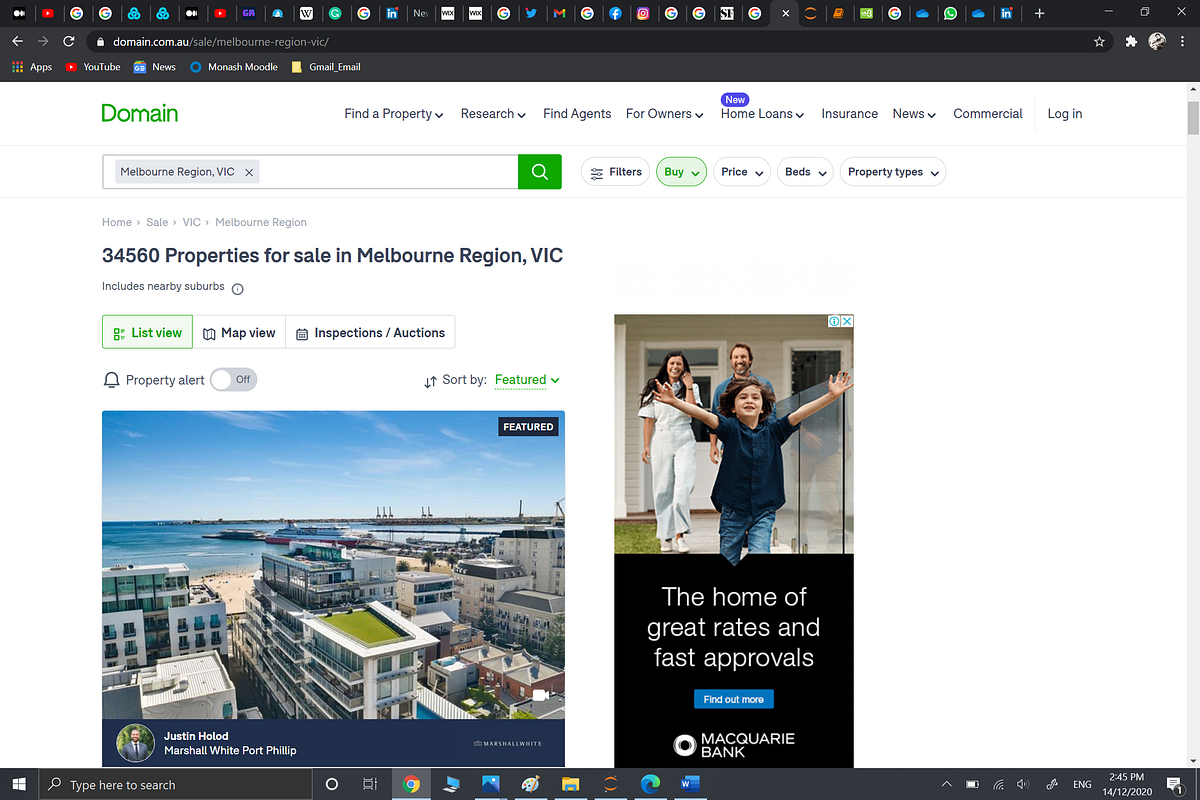 Using python collecting real-world data by web scraping real estate ...