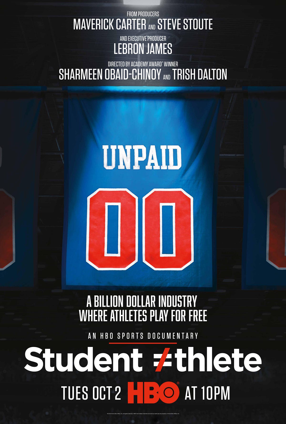 HBO SPORTS® DOCUMENTARY STUDENT ATHLETE, REVEALING THE HARDSHIPS ...