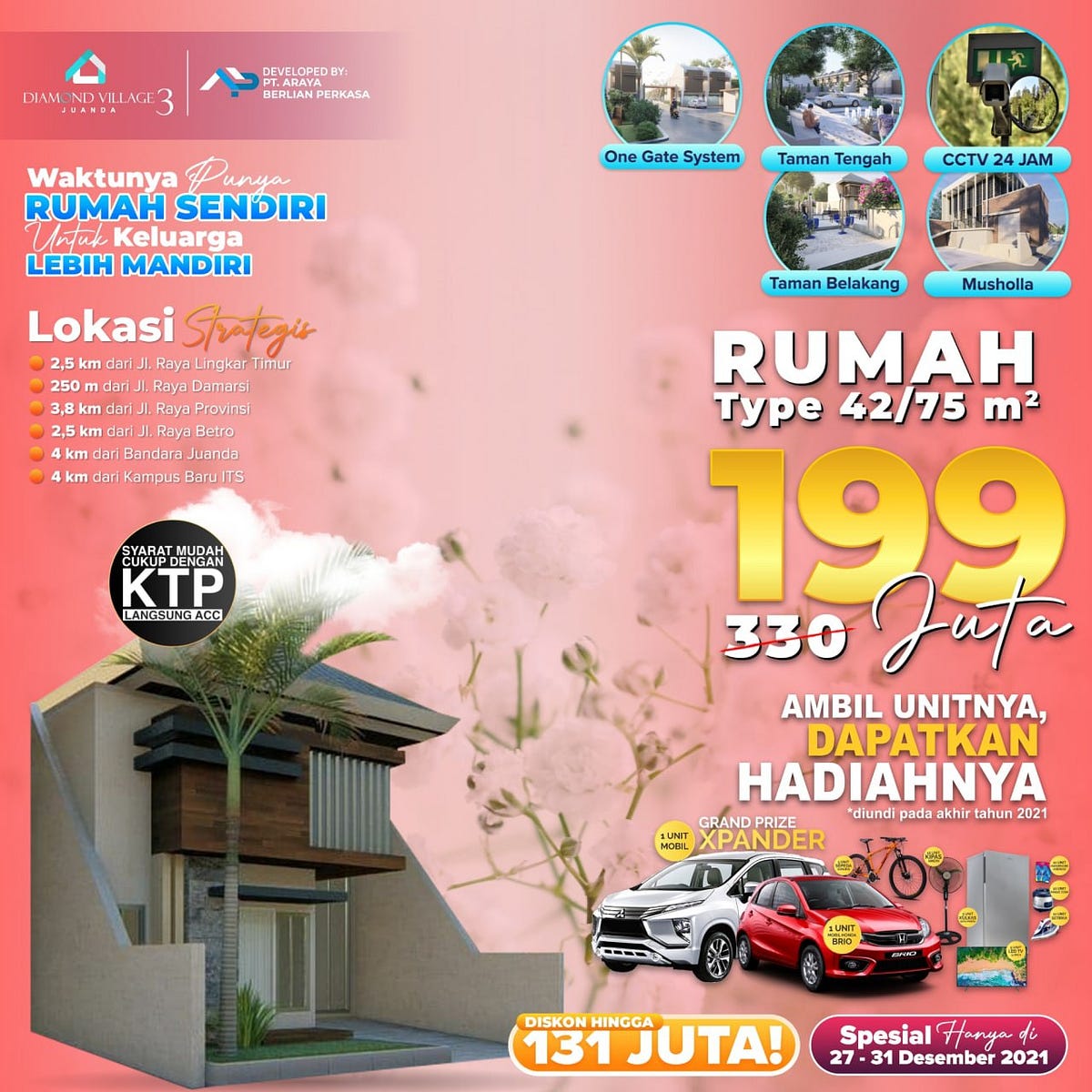 Rumah Murah Di Sidoarjo Promo Sampai Akhir Tahun | by Perumahan Murah ...