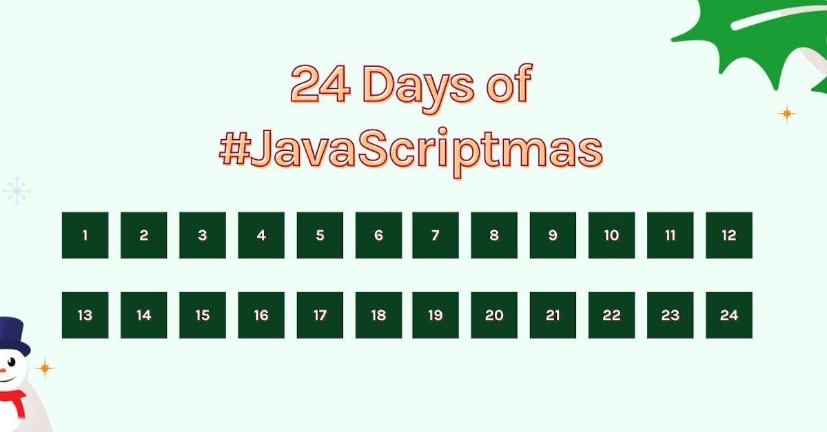 JavaScriptmas Road of Challenges. Hi Guys and Gals, | by anver sadutt ...