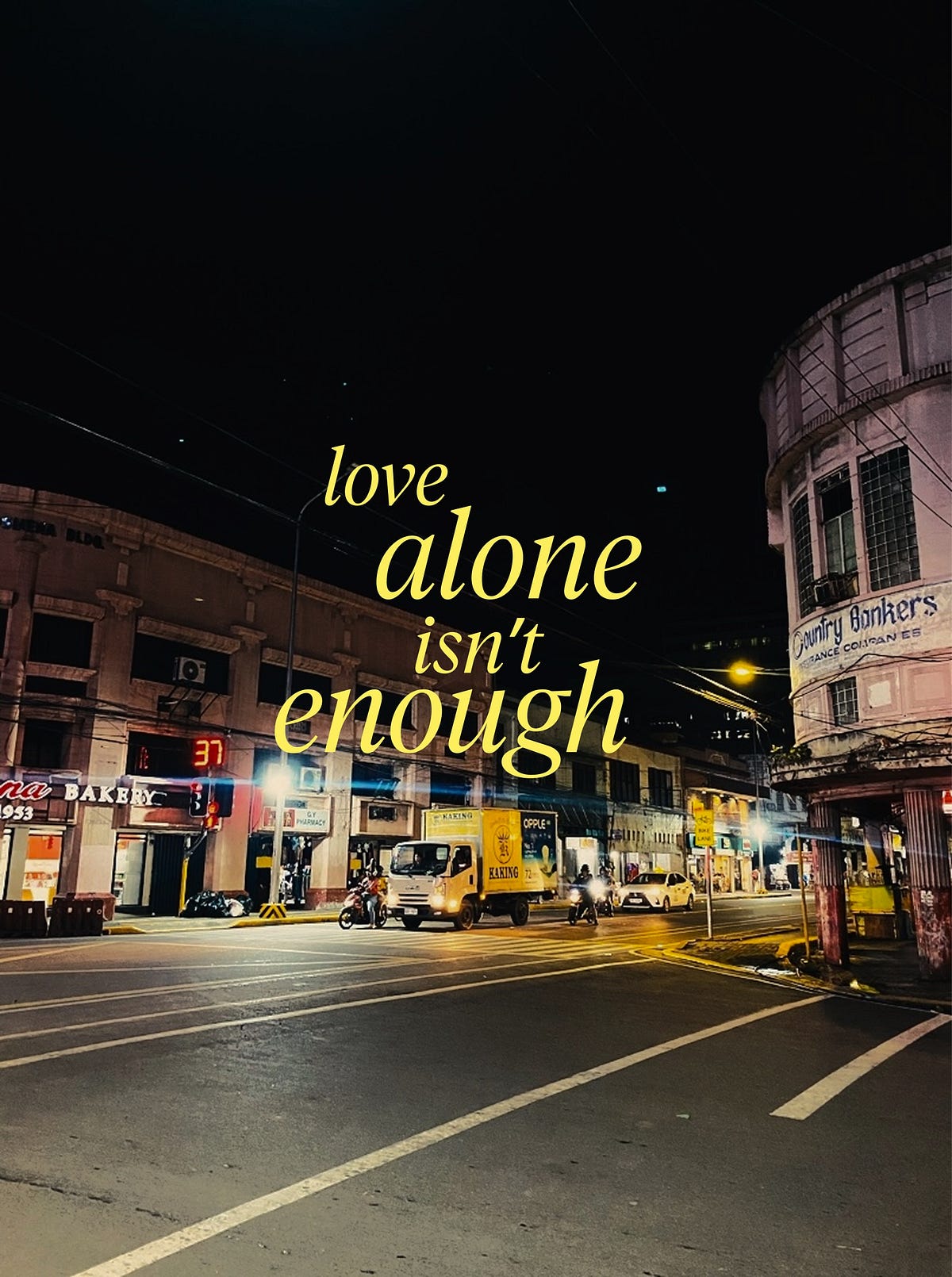 “love alone isn’t enough” - Arc Cativo - Medium
