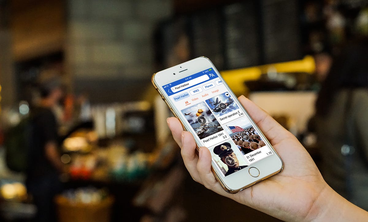 47 Million multi-media files designed into 1 app — UX concept project ...