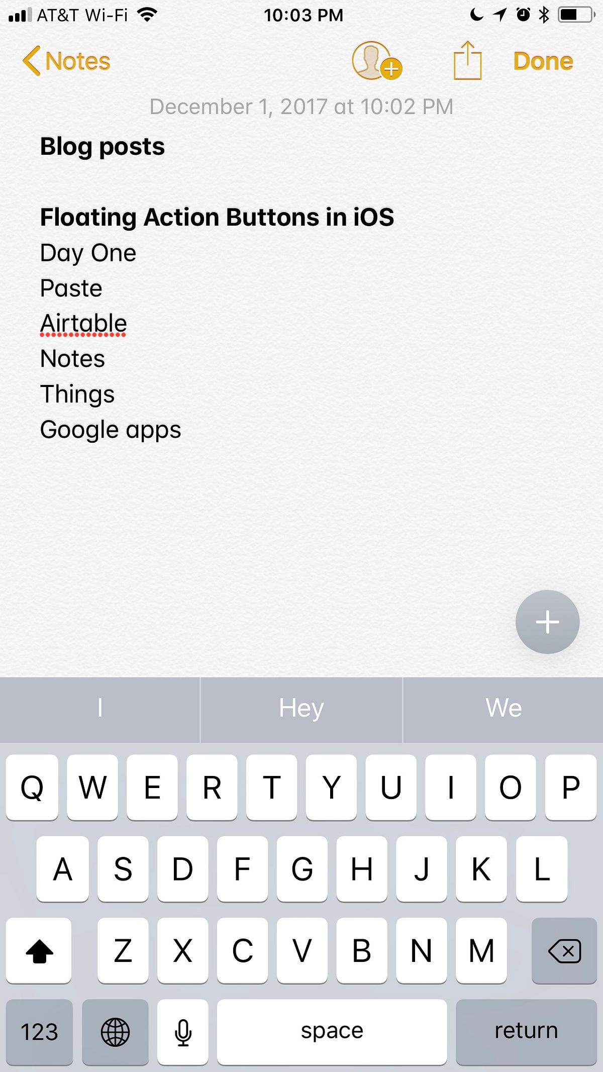 “Floating action buttons” on iOS (yes, they’re here) | by Sebastian ...
