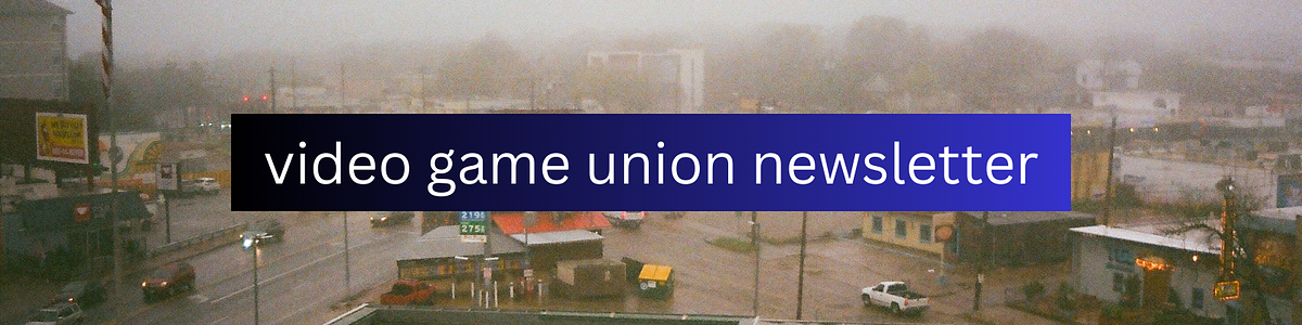 Video Game Union Newsletter: First Edition | by video game union ...