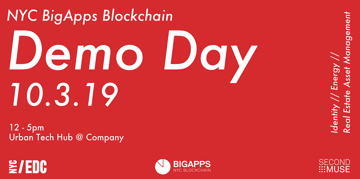 Announcing the 2019 NYC BigApps Blockchain Cohort | by NYC BigApps | Medium