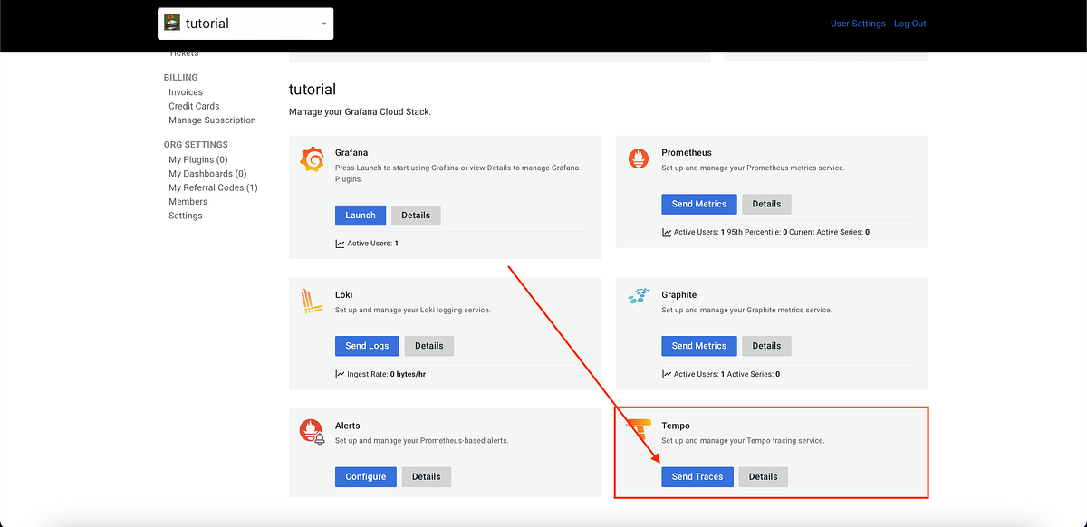 Application Monitoring with NodeJs , prometheus, Winston, Open telemetry and Grafana cloud-4 ...