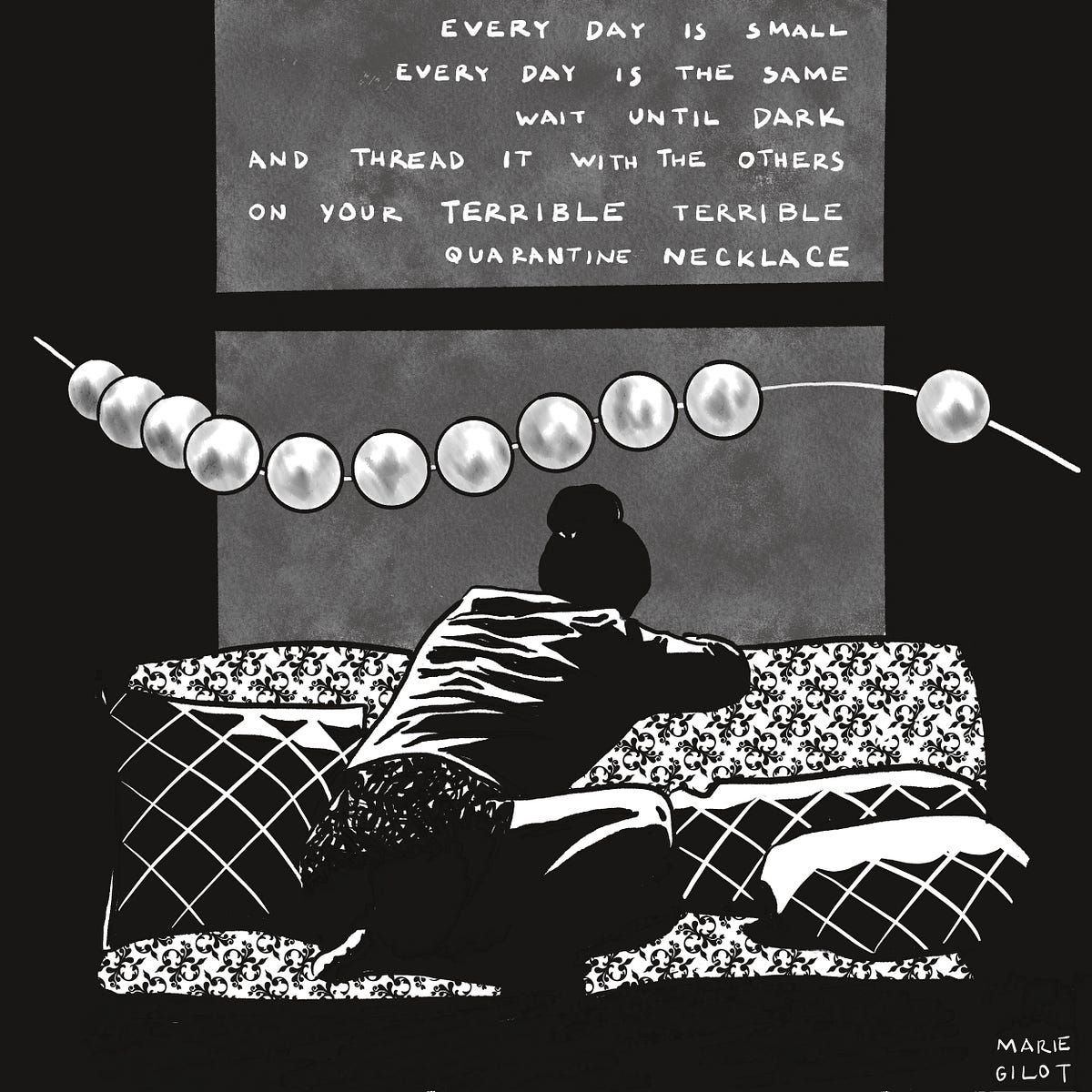 Quarantine cartoon: Days | by Marie Gilot | Medium