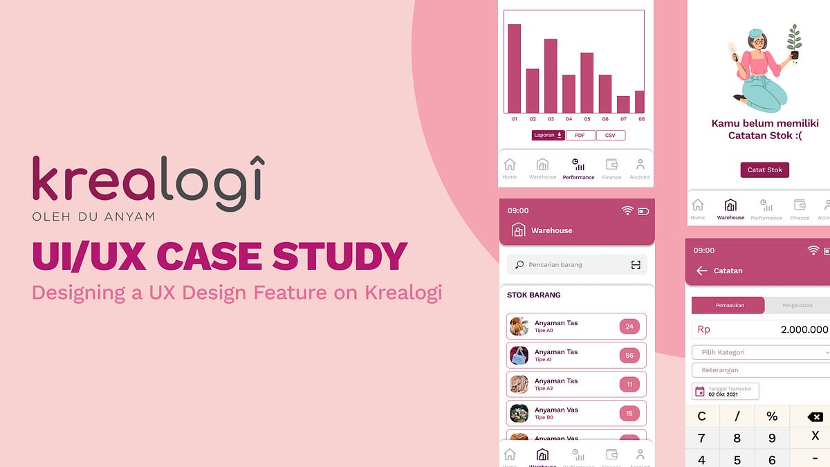 UI/UX Case Study — Designing UX Krealogi Challenge (Skilvul) | by ...