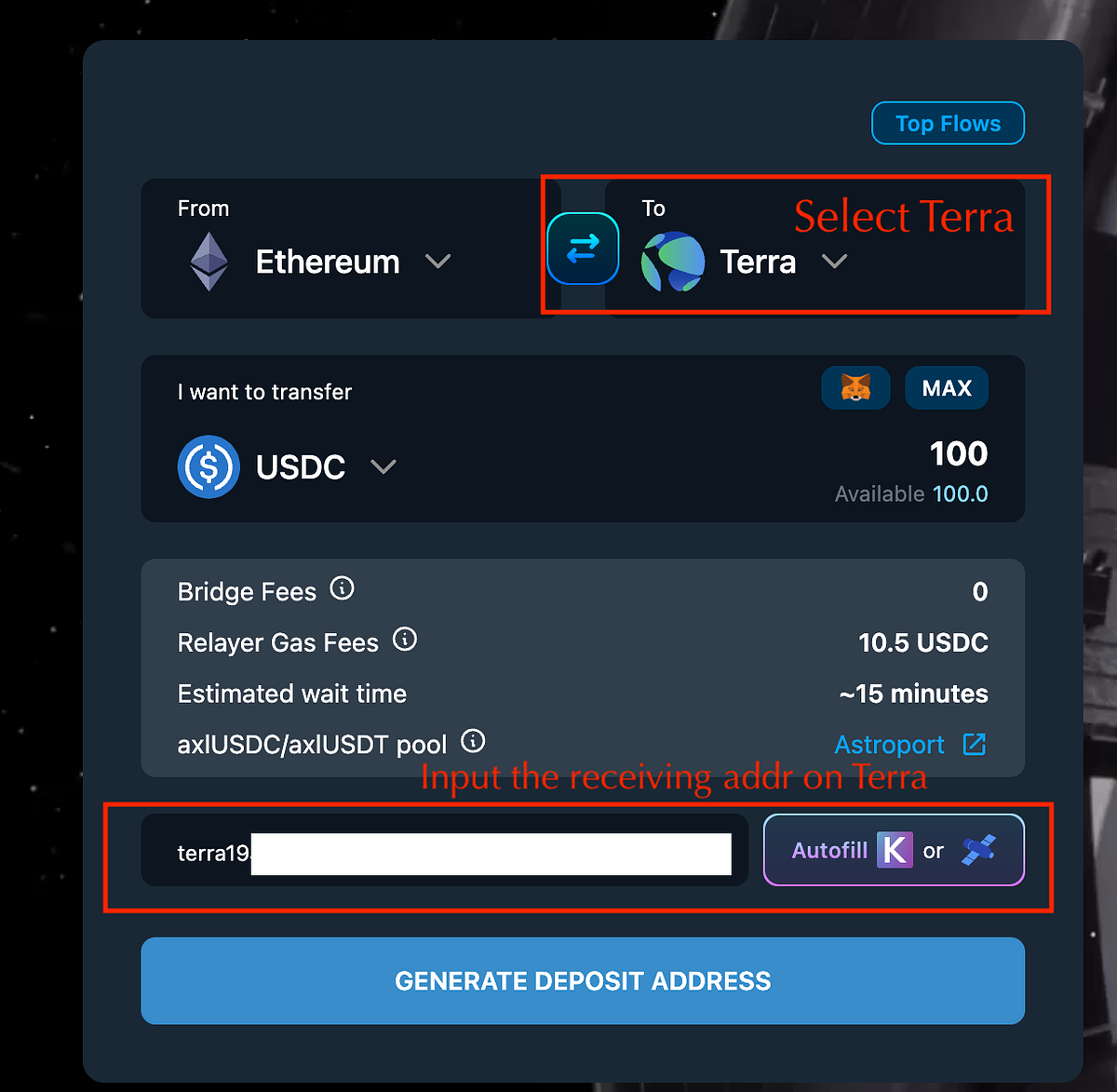 Getting started on Terra2 & Bridging USDC | by tooney | Medium