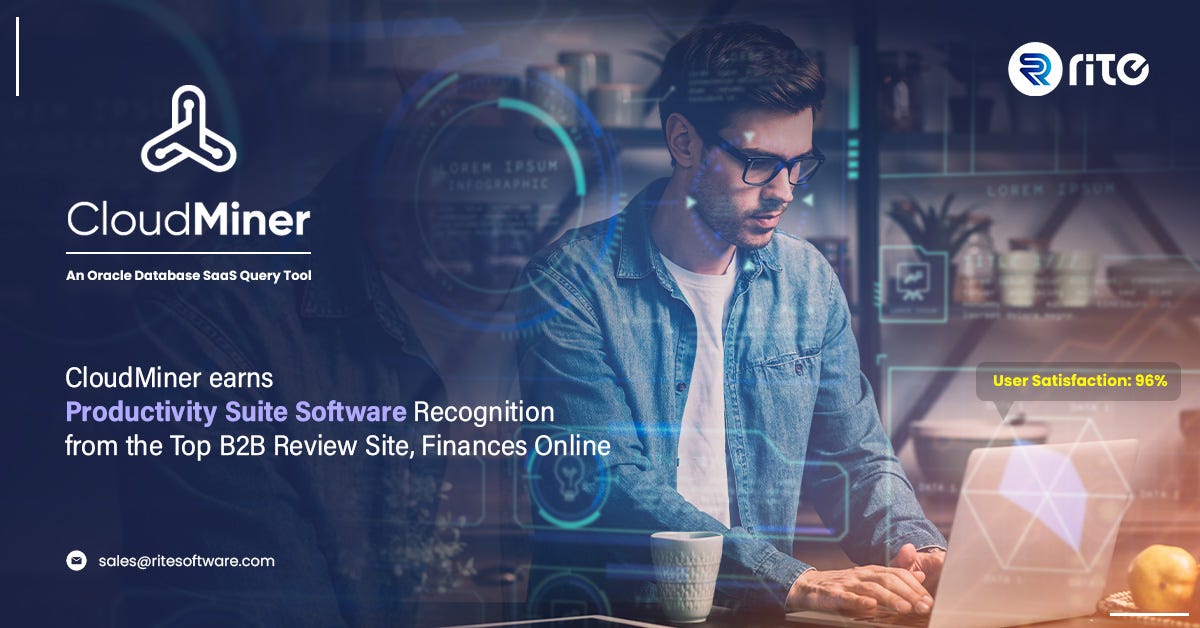 CloudMiner Earns Productivity Suite Software Recognition from the Top B2B Review Site - Rite ...