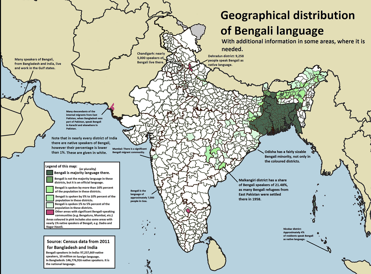 Is Bengali the Same in India and Bangladesh ? | by Nilotpal Chakravarti ...