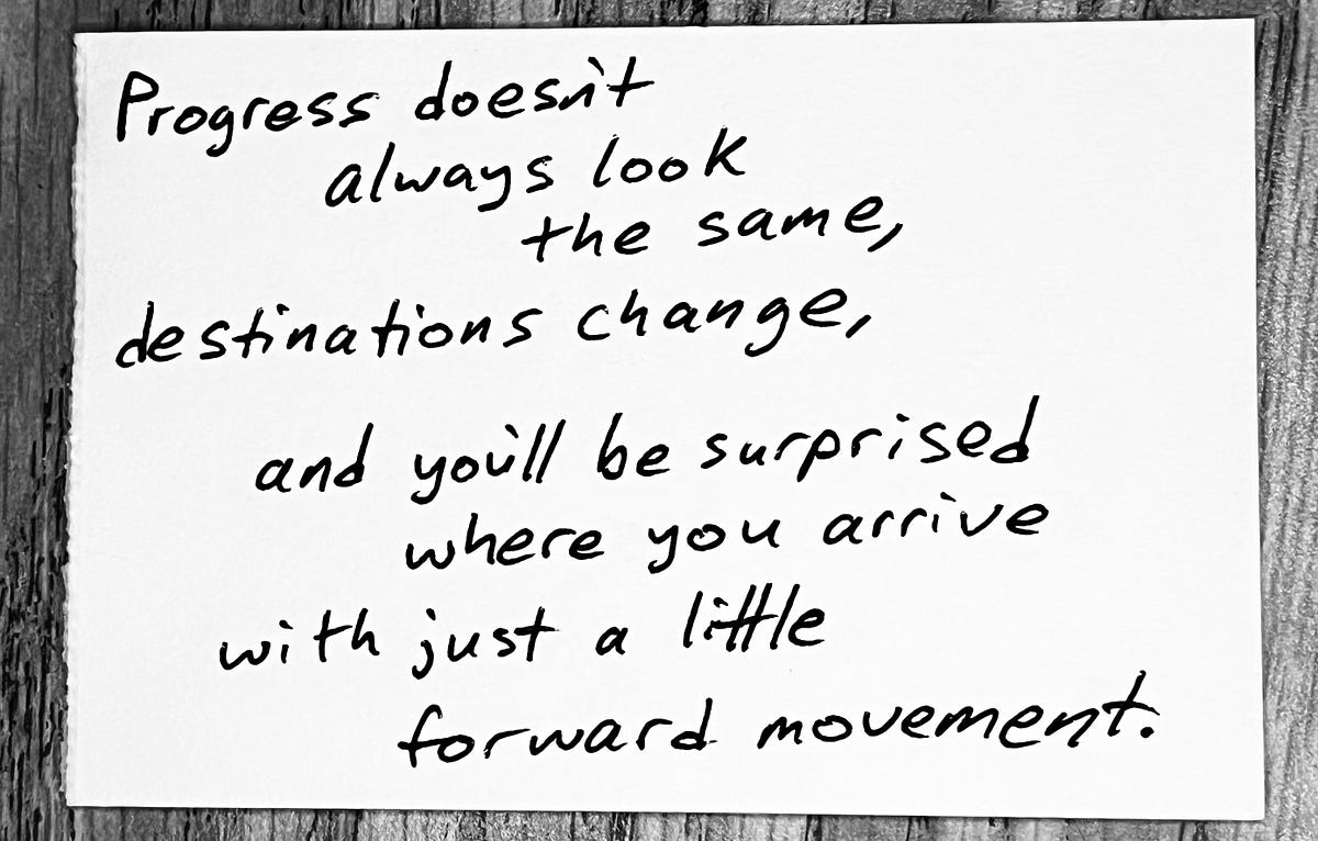 Day 21 — One More Word. Today I thought about changes and… | by Tucker ...