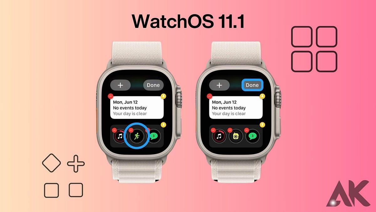 watchOS 11.1 Widgets: Revolutionizing Your Apple Watch Experience | by ...