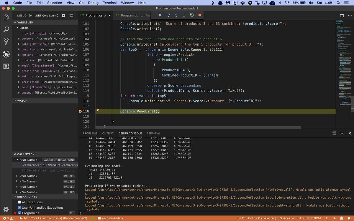 Build A Product Recommender Using C# and ML.NET Machine Learning | by ...