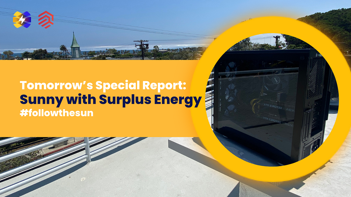 Tomorrow’s Special Report: Sunny with Surplus Energy | by Internet of ...