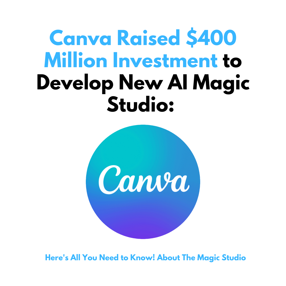 Canva Raised $400 Million Investment to Develop New AI Magic Studio: Here’s All You Need to Know ...