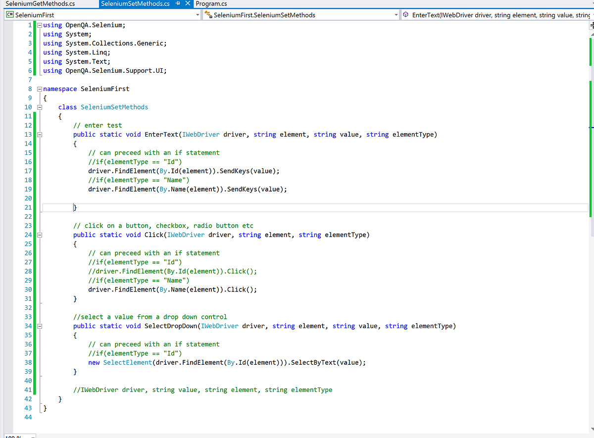 Setting up a C# project with Selenium | by Sue Wild | Medium