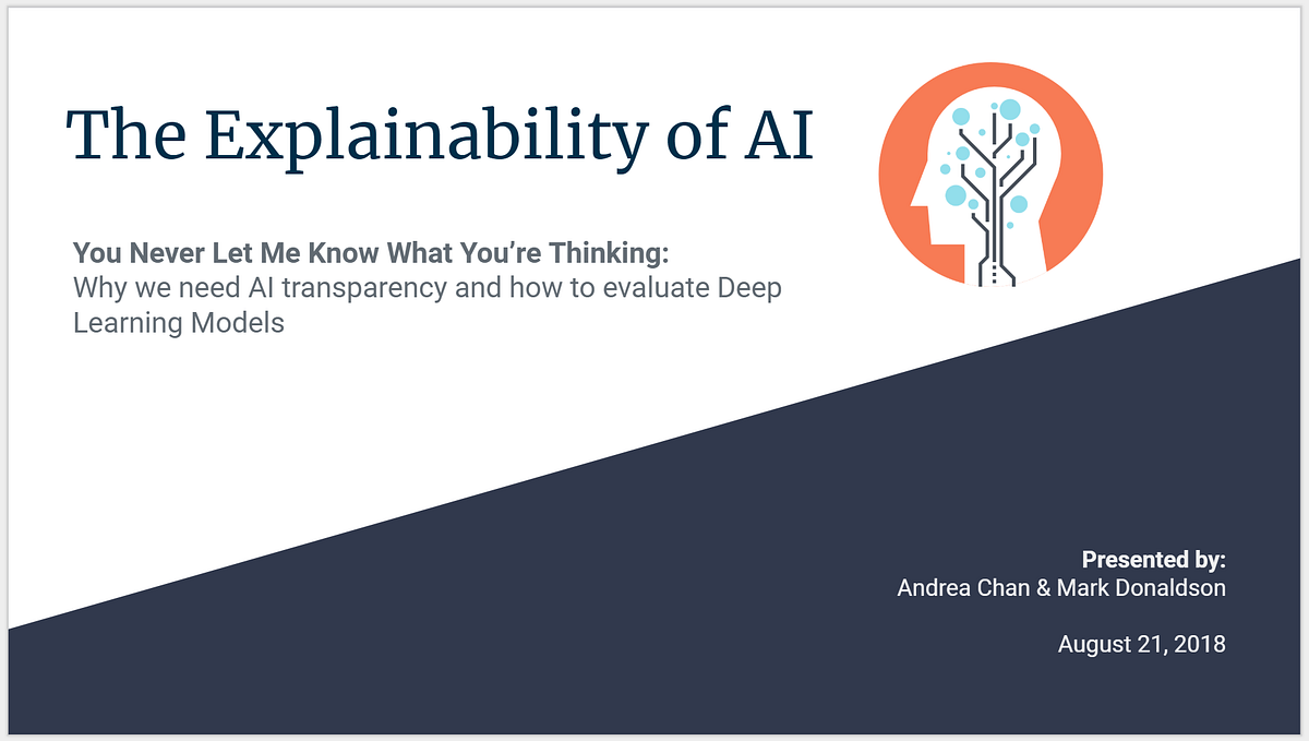 References for The Explainability of AI | by drea | Medium