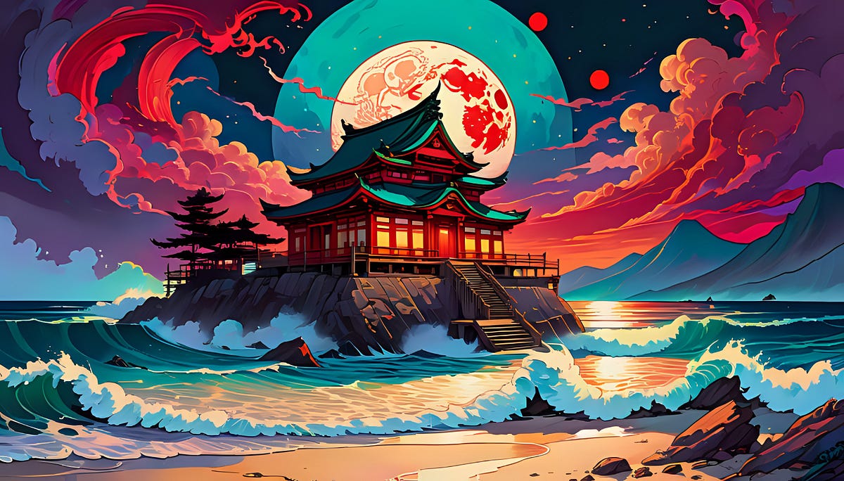 Temple Red Moon. My Looming Lunar Muse | by K.B. Silver | MuserScribe 💜 ...