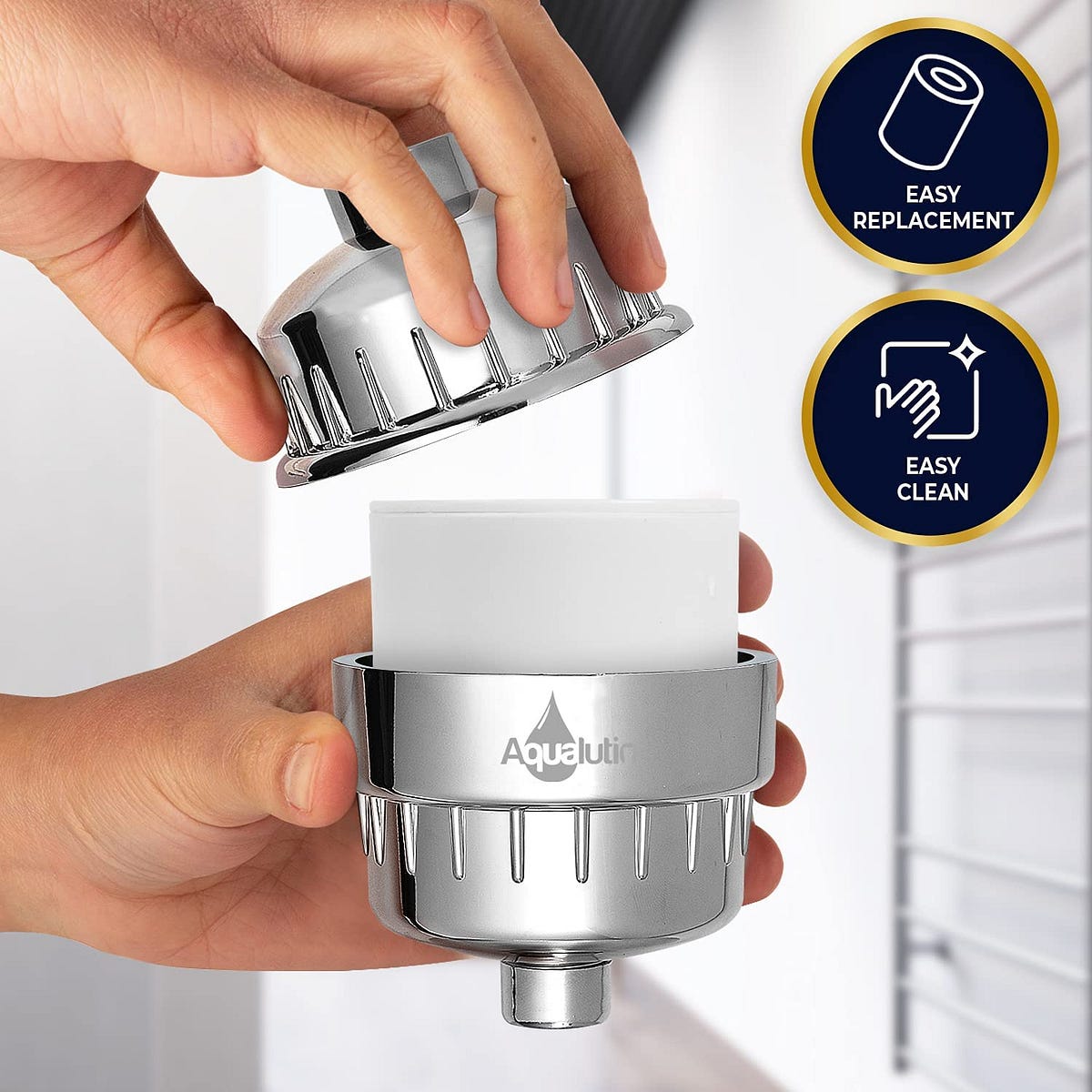 AQUALUTIO 15 Stage Shower Filter With Vitamin C — High Output ...