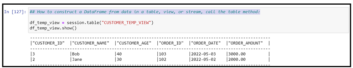 Snowpark with Python — Part 4 (Creating View & Temp View) | by Alexander | Snowflake Builders ...