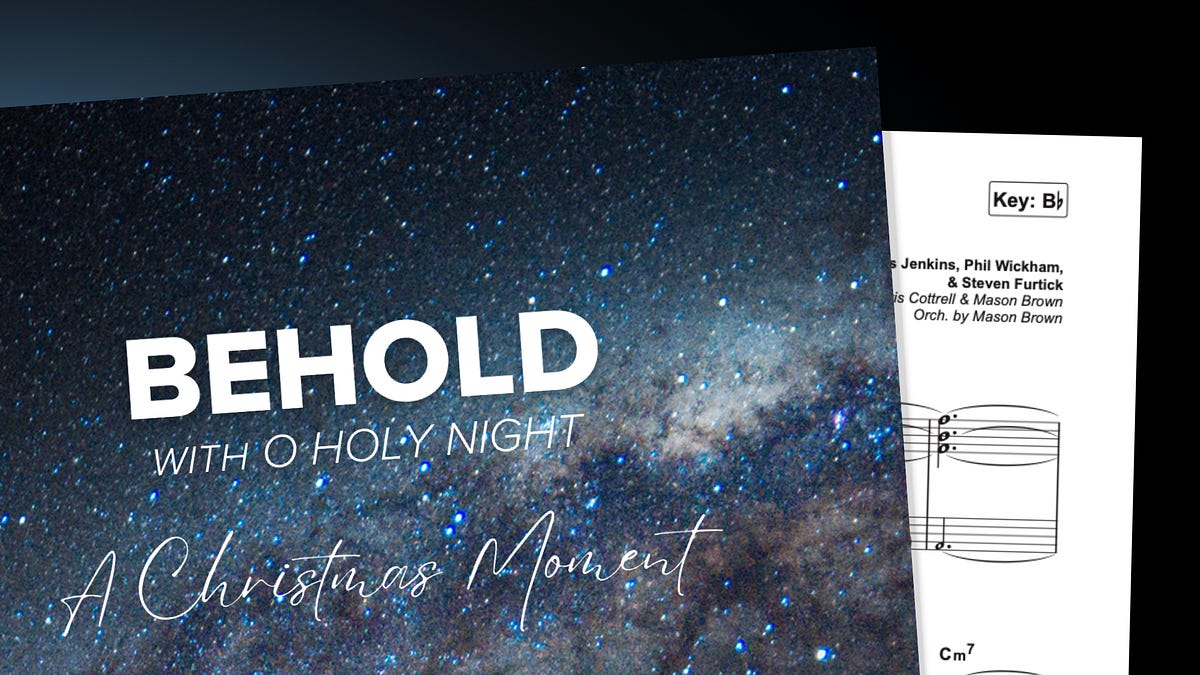 Come Behold Emmanuel FREE lyric videos - PraiseCharts - Medium