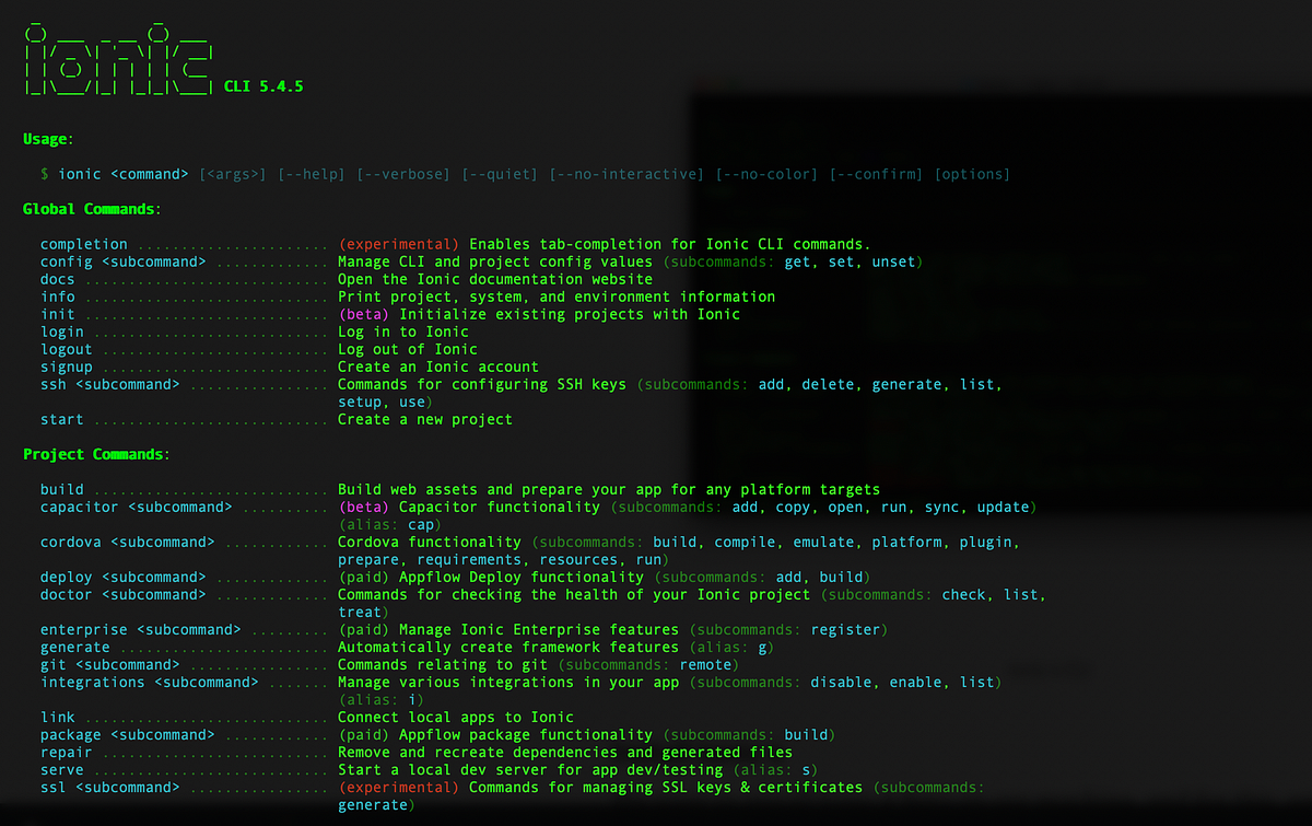 Ionic 4 — The First Steps. We will try here to create our first… | by Cristian Olaru | Web ...