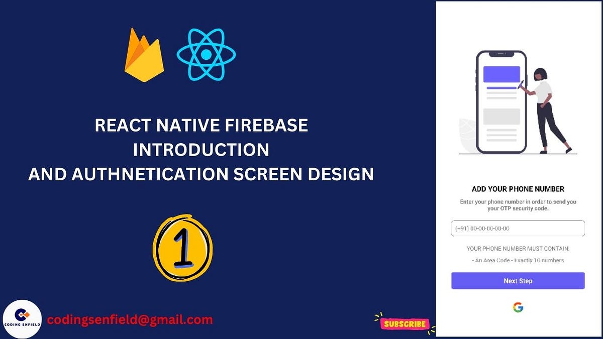 React Native Firebase Introduction And Authentication Screen Design By Abhichhn Jun 2024