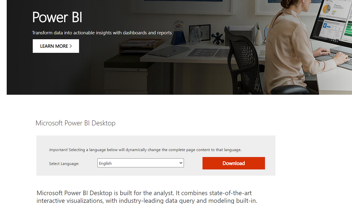 How to Download Microsoft Power BI - Rehan Ahmed - Medium