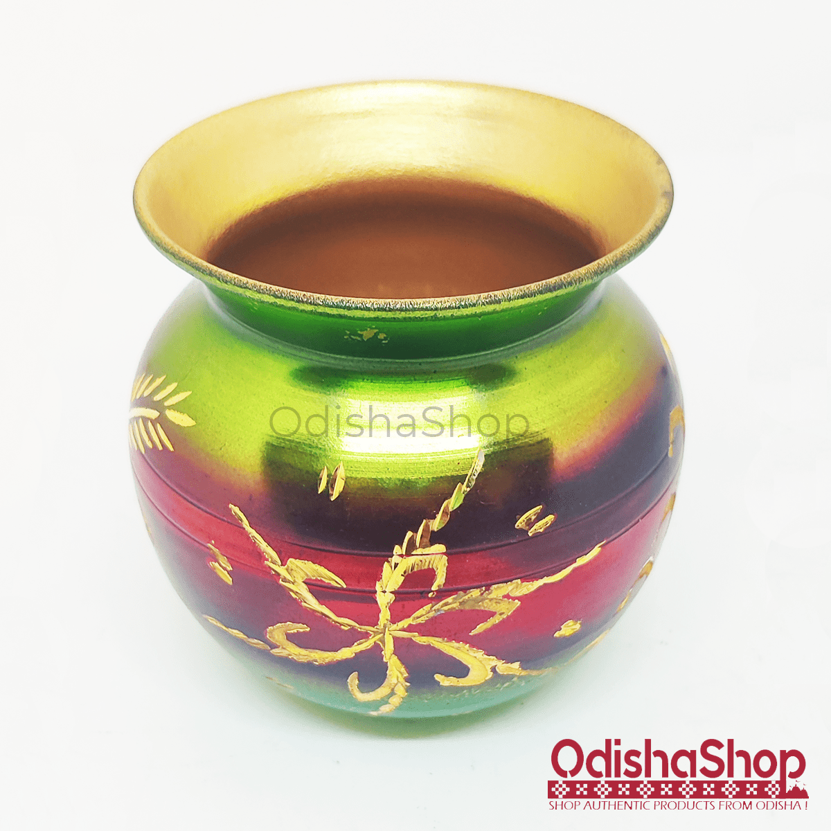 Brass Kalash-2 With beautiful Karva Motif | by Krout | Medium