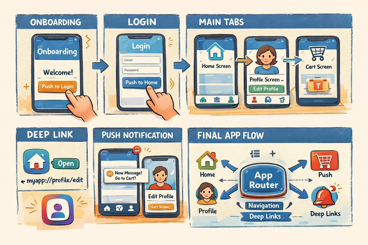 Building a Scalable SwiftUI Navigation Architecture with Tabs, Deep ...