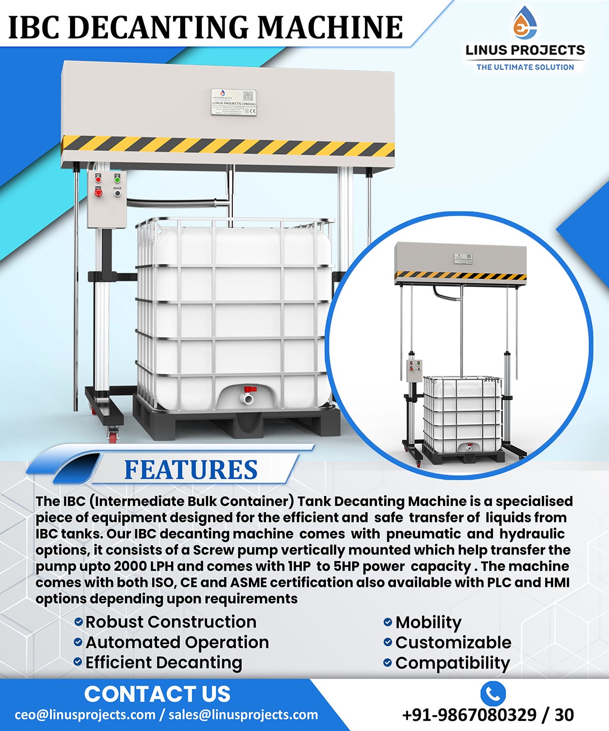 IBC DECANTING MACHINE. The IBC (Intermediate Bulk Container)… | by ...