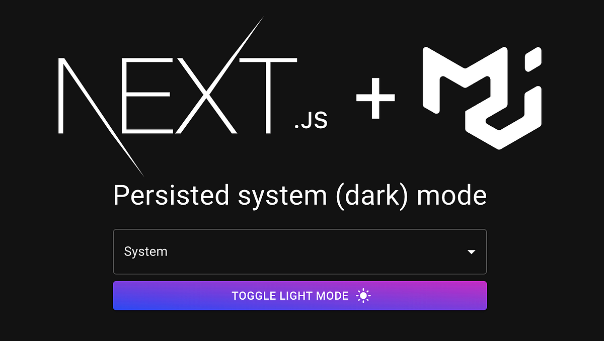 How to get a flickerless persistent dark mode in your Next.js app ...
