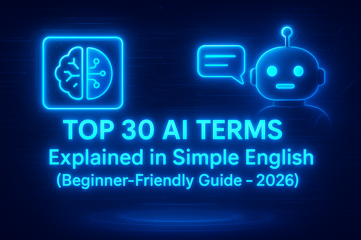 Top 30 AI Terms Explained in Simple English (Beginner-Friendly Guide ...