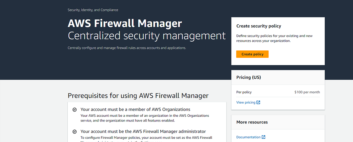 Enforcing AWS Security Group Governance using Firewall Manager Policies | by Nuwan Premaratne ...