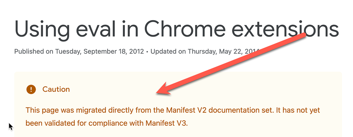 How to use `eval` in a V3 chrome extension | by Lucas Calje | Geek Culture | Medium