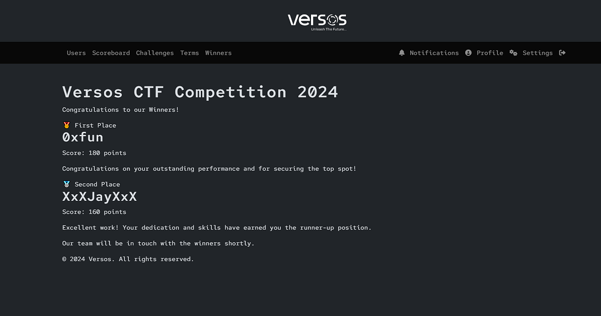 Versos CTF Competition 2024. Hello Everyone…. | by Dr.kasbr | Medium