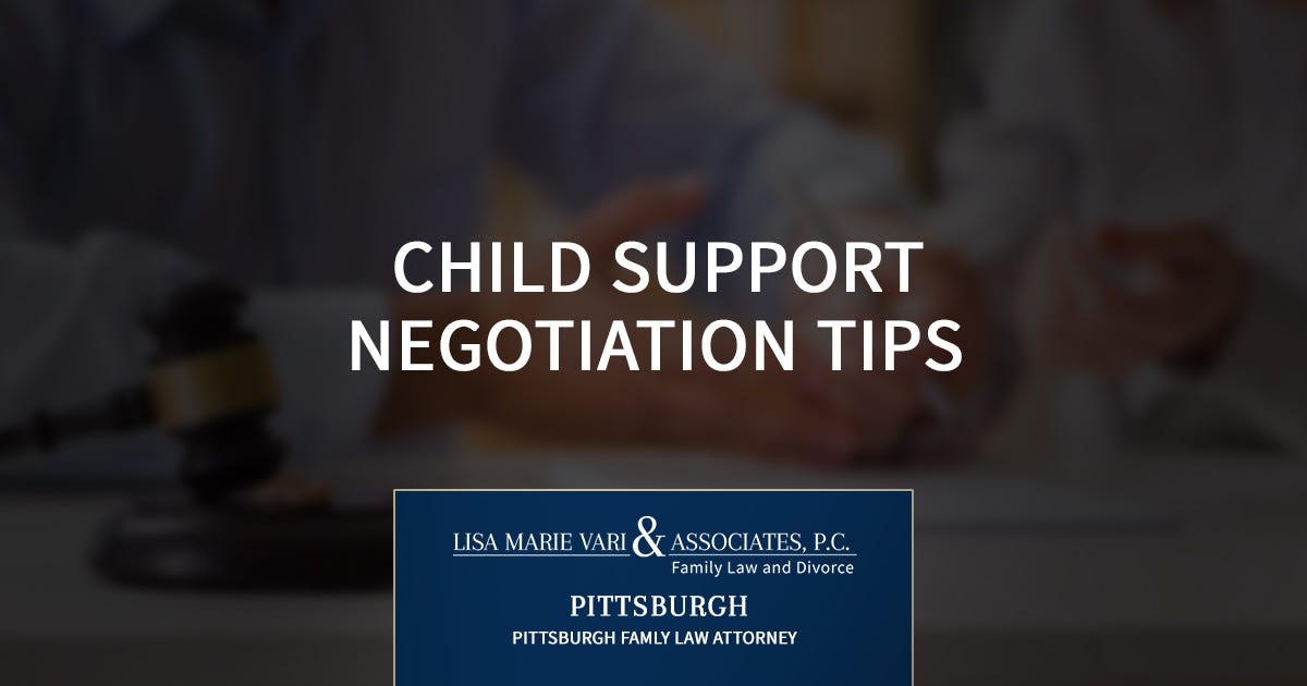 Child Support Negotiation Tips. It is difficult enough that you and ...