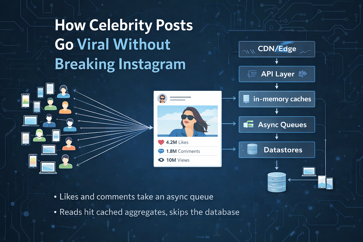 How Celebrity Posts Go Viral Without Breaking Instagram | by The ...