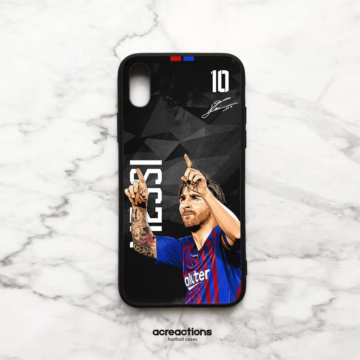Leo Messi #10 Black Panzer Phone Case | AC Football Cases - Moraandrew ...