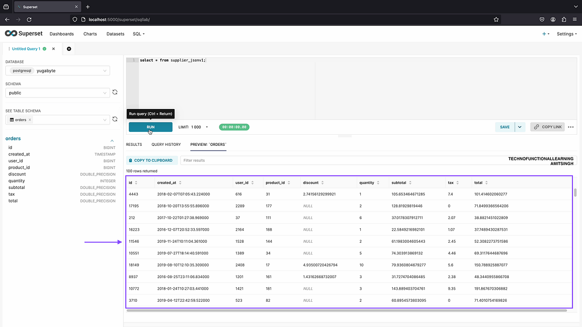 How to Connect Apache Superset with YugabyteDB | by CA Amit Singh | Free or Open Source software ...