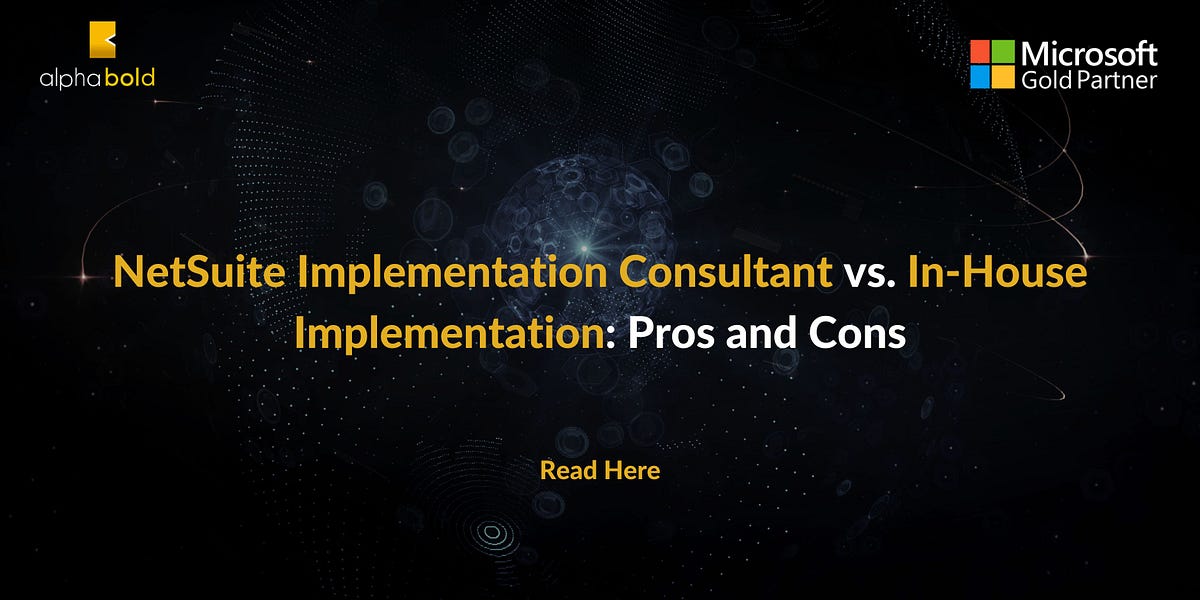 NetSuite ERP Implementation: Consultant vs. In-House — Pros and Cons ...
