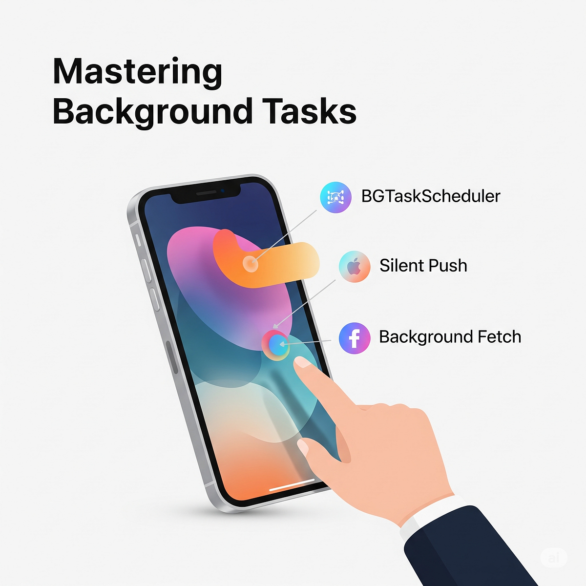 🚀 Mastering Background Tasks in iOS: BGTaskScheduler, Silent Push, and Background Fetch with ...