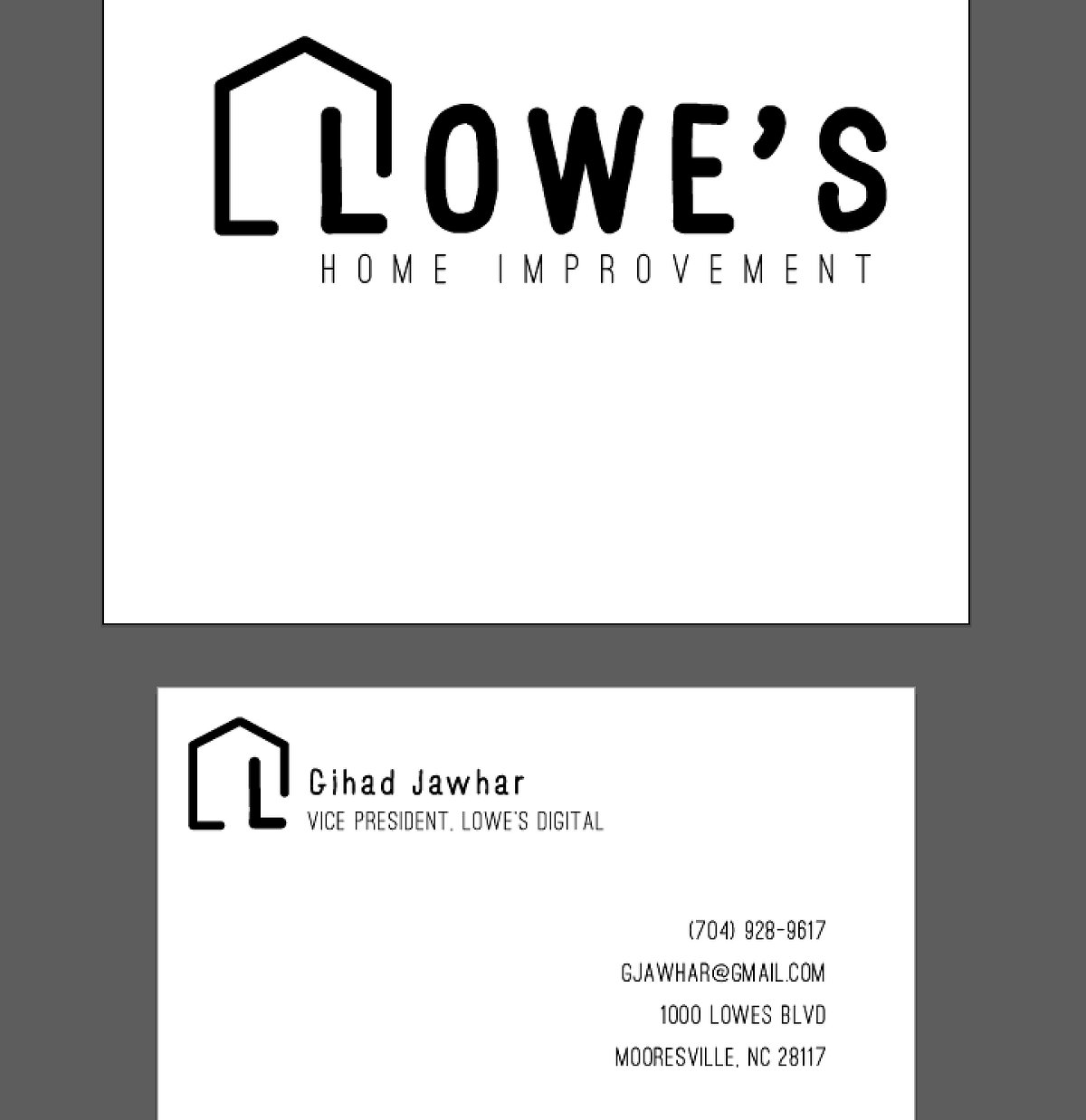 Decided logo layout and mockup business card 👍 | by Emily Ballentine ...