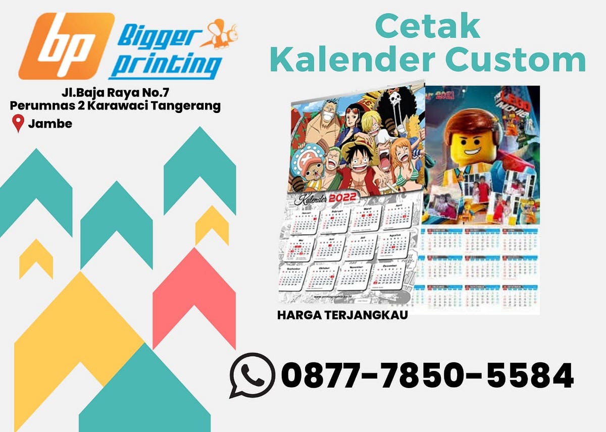 HARGA TERJANGKAU, Wa./Call. 0877–7850–5584, Cetak Kalender Custom di Jambe ...