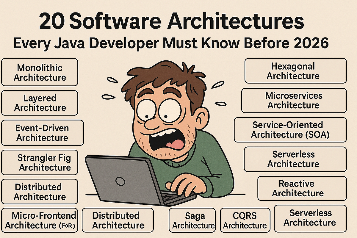 20 Software Architectures Every Java Developer Must Know Before 2026 ...