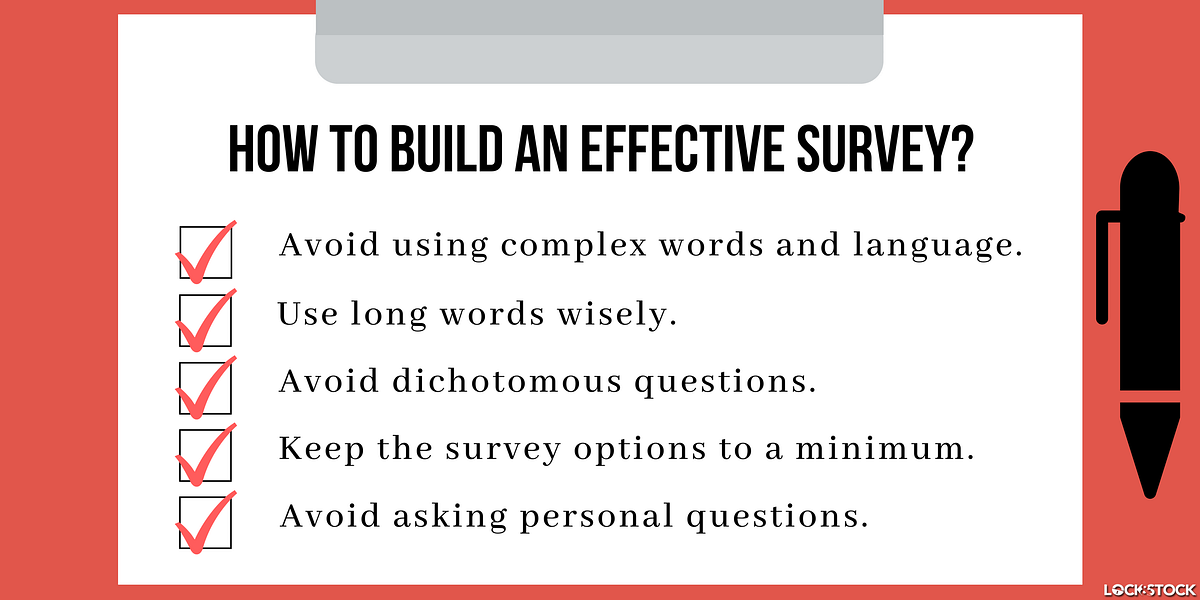 5 Tips on Building Effective Surveys | by Melissa Pinto | Lock&Stock ...