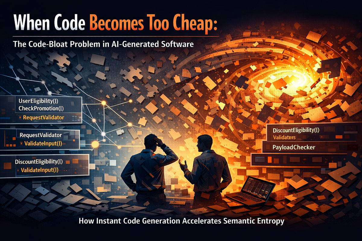 When Code Becomes Too Cheap: The Code-Bloat Problem in AI-Generated ...