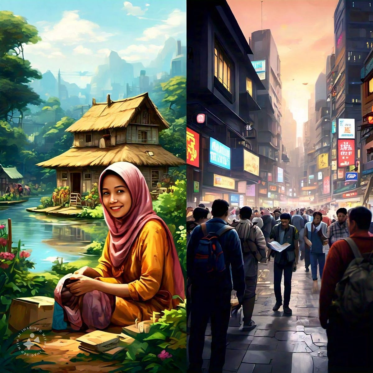 Tale of Two Worlds: Unpacking the Differences Between Village and City ...