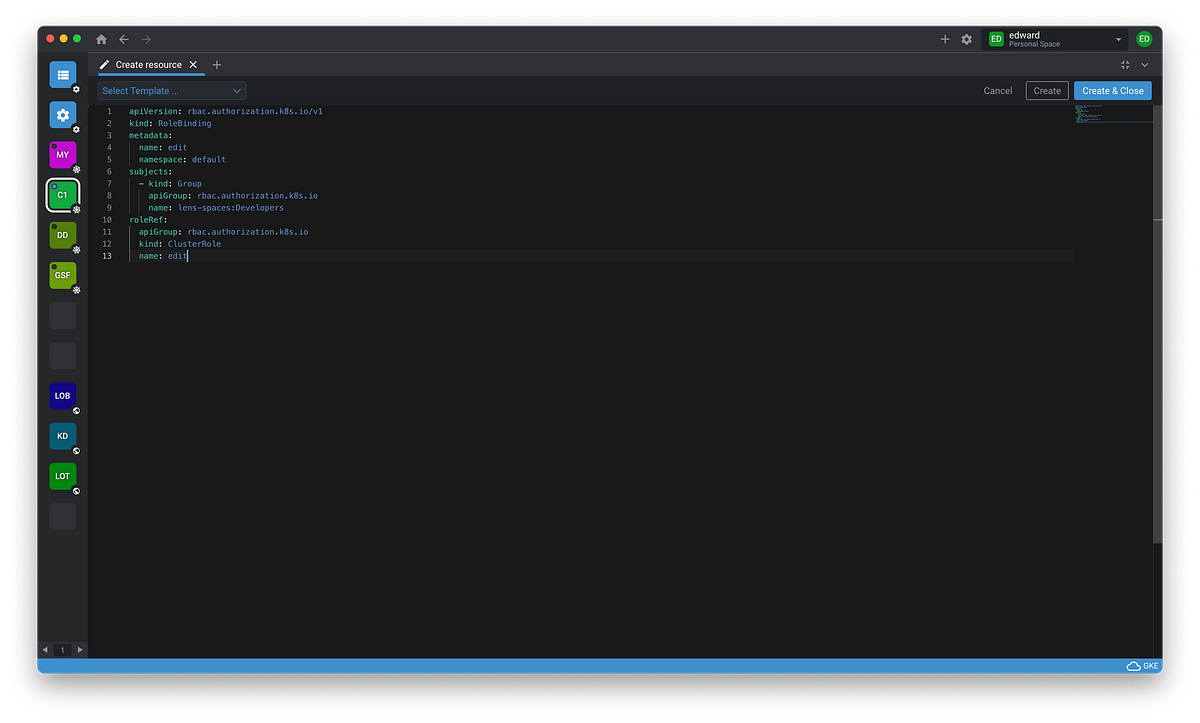 Configuring Kubernetes Role-Based Access Control with Lens Spaces | by ...